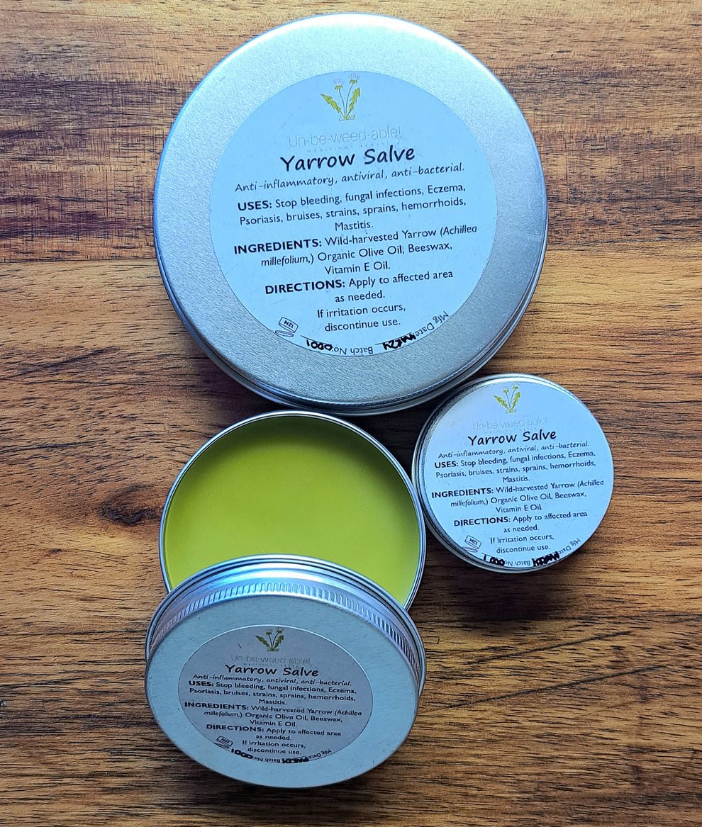 Yarrow Salve – Un-be-weed-able! Medicinal Herbs